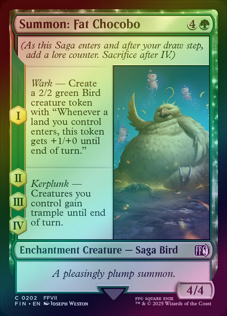 401 Games Canada - Summon: Fat Chocobo (Foil) (FIN) (Pre-Order)