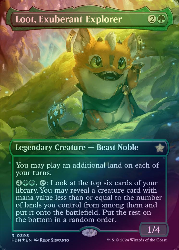 401 Games Canada - Loot, Exuberant Explorer - Borderless (Mana Foil) (FDN)