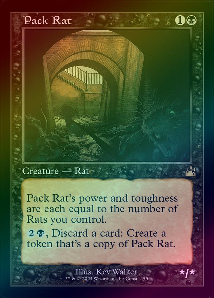 401 Games Canada - Pack Rat - Retro Frame (Foil) (RVR)