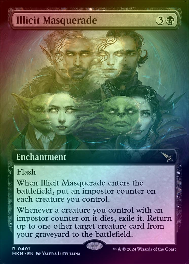 401 Games Canada - Illicit Masquerade - Extended Art (Foil) (MKM)