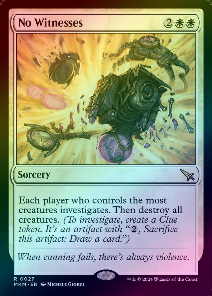 401 Games Canada - No Witnesses (Foil) (MKM)