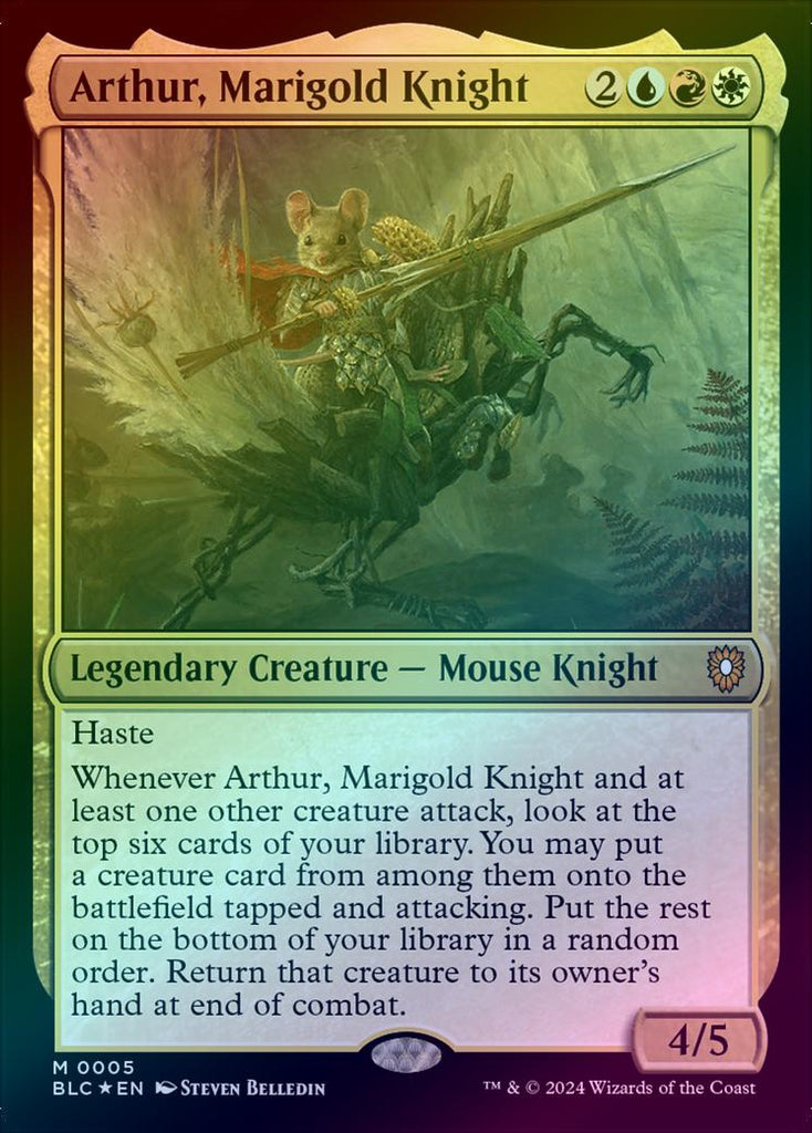 401 Games Canada - Arthur, Marigold Knight (Foil) (BLC)