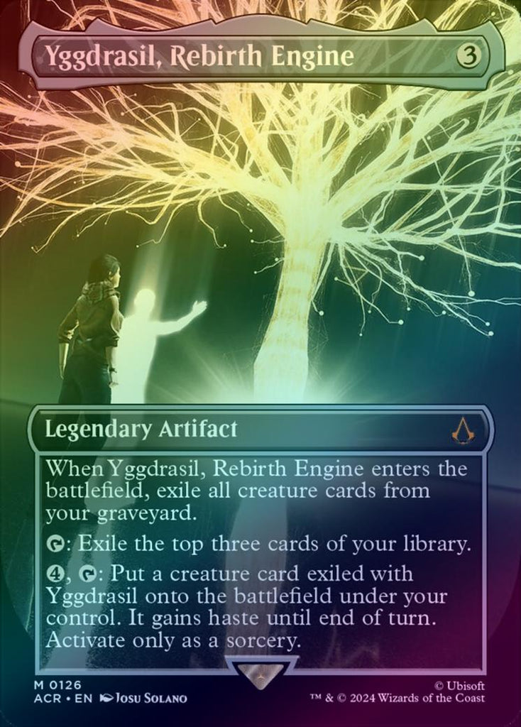 401 Games Canada - Yggdrasil, Rebirth Engine - Borderless (Foil) (ACR)