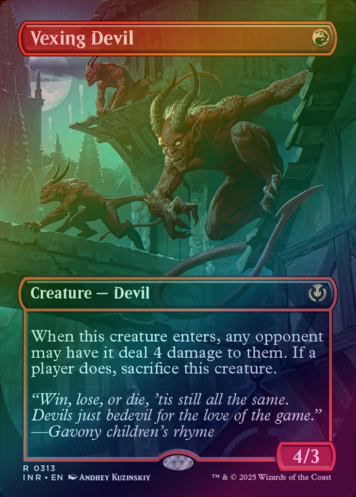 401 Games Canada - Vexing Devil - Borderless (Foil) (INR)