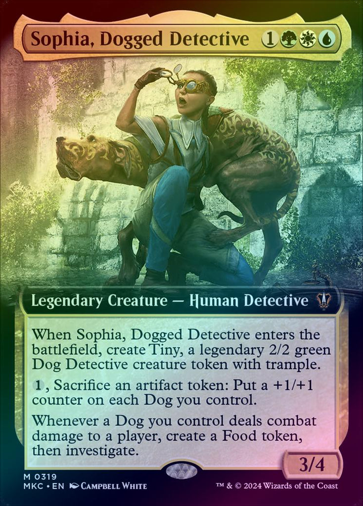 401 Games Canada - Sophia, Dogged Detective - Extended Art (Foil) (MKC)