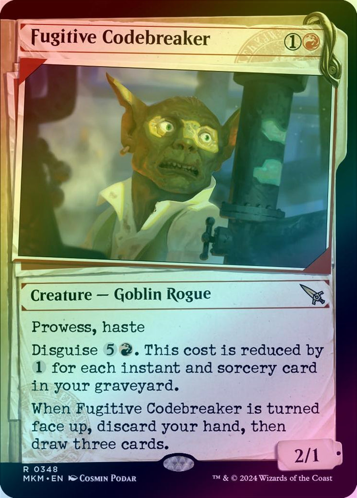 401 Games Canada - Fugitive Codebreaker - Dossier Showcase (Foil) (MKM)