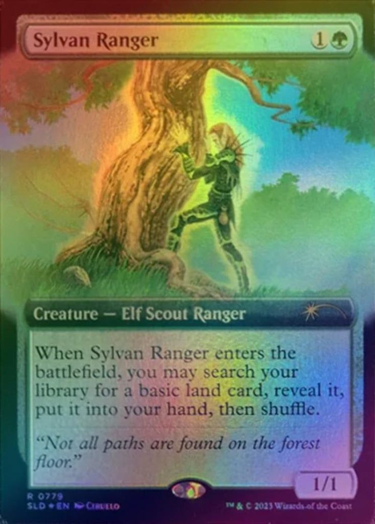 401 Games Canada - Sylvan Ranger - Extended Art - Bonus Elves (Foil) (SLD)