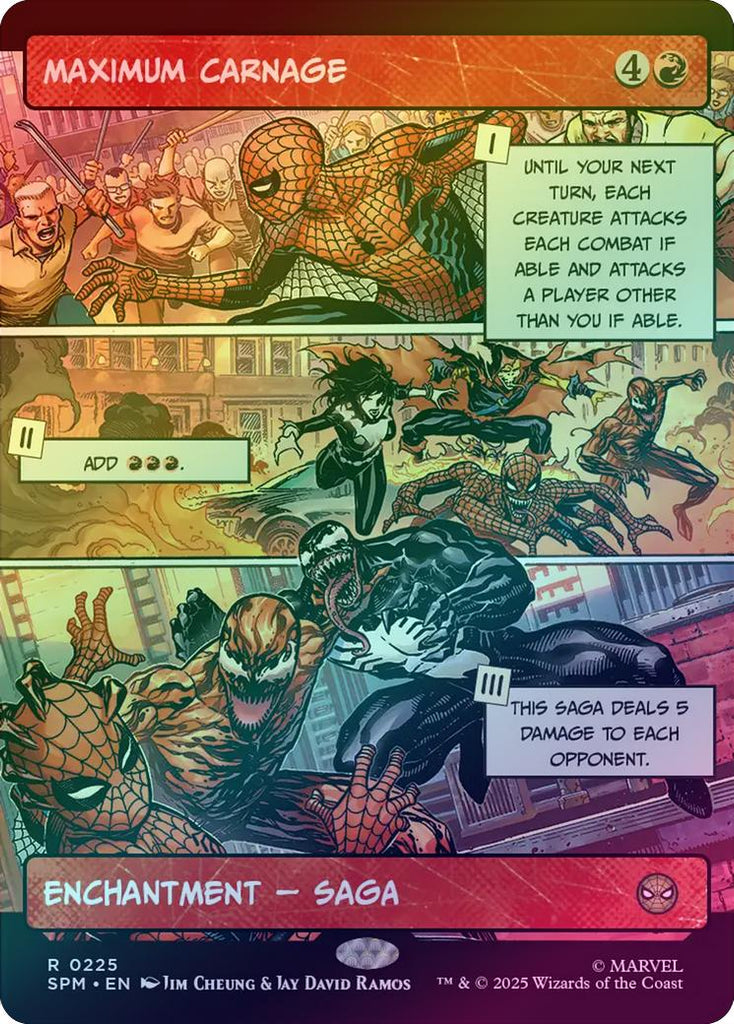 401 Games Canada - Maximum Carnage - Panel Showcase (Foil) (SPM) (Pre ...