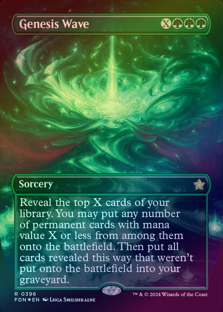 401 Games Canada - Genesis Wave - Borderless (Mana Foil) (FDN)