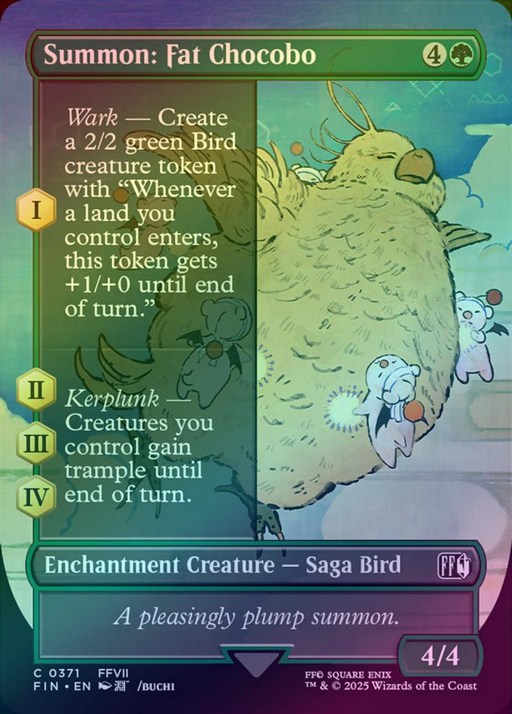 401 Games Canada - Summon: Fat Chocobo - Borderless (Foil) (FIN)