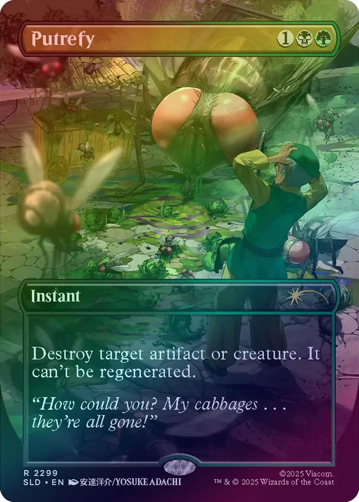 401 Games Canada - Putrefy - ATLA: MY CABBAGES! (Rainbow Foil) (SLD)