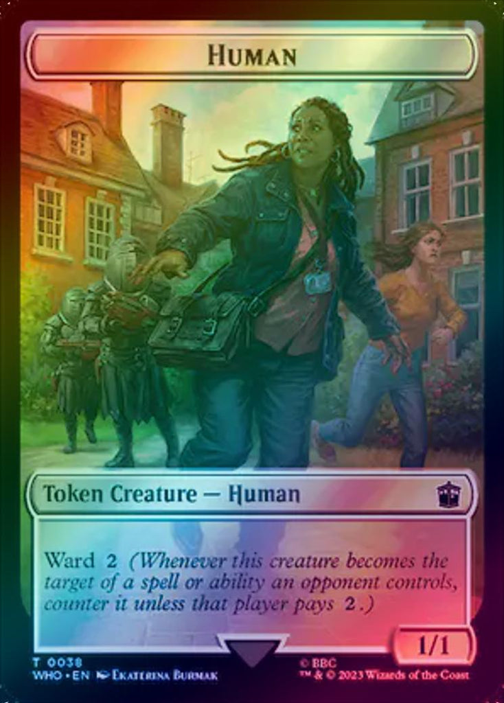 401 Games Canada - Human Token (038) (Surge Foil) (TWHO)