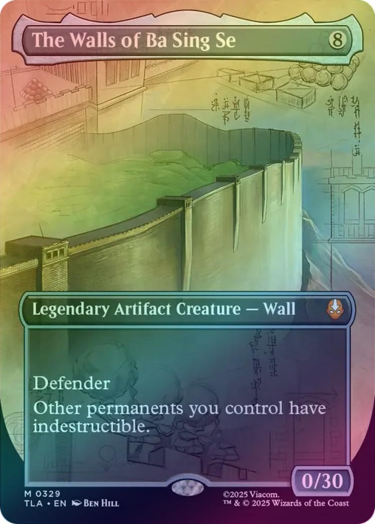 401 Games Canada - The Walls of Ba Sing Se - Borderless (Foil) (TLA)