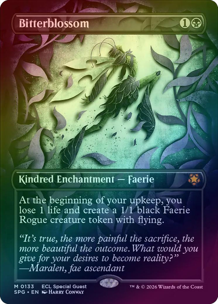 401 Games Canada - Bitterblossom - Borderless (Foil) (SPG) (Pre-Order)