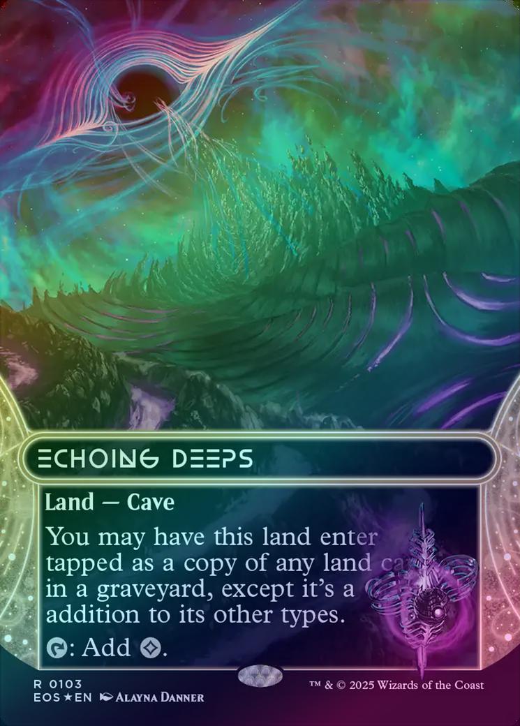 401 Games Canada - Echoing Deeps - Borderless (Galaxy Foil) (EOS)