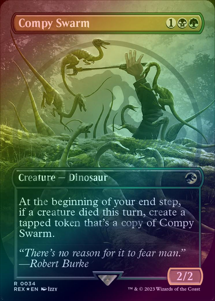 401 Games Canada - Compy Swarm - Borderless Emblem (Foil) (REX)