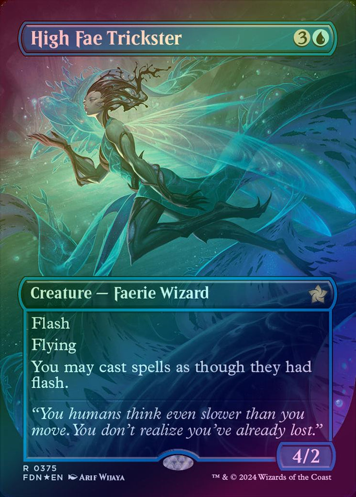 401 Games Canada - High Fae Trickster - Borderless (Mana Foil) (FDN)