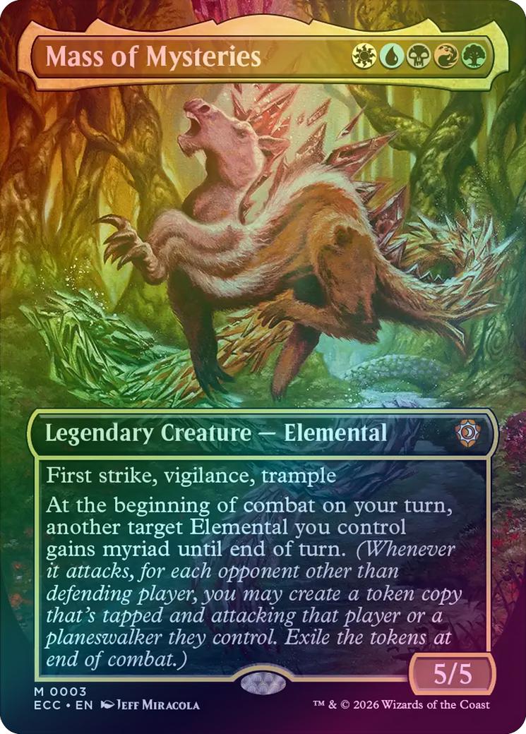 401 Games Canada - Mass of Mysteries - Borderless (Foil) (ECC)