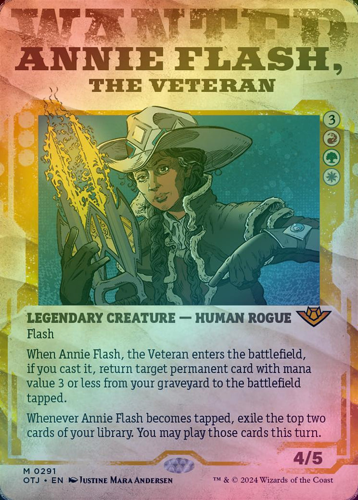 401 Games Canada - Annie Flash, the Veteran - Wanted Poster Showcase ...