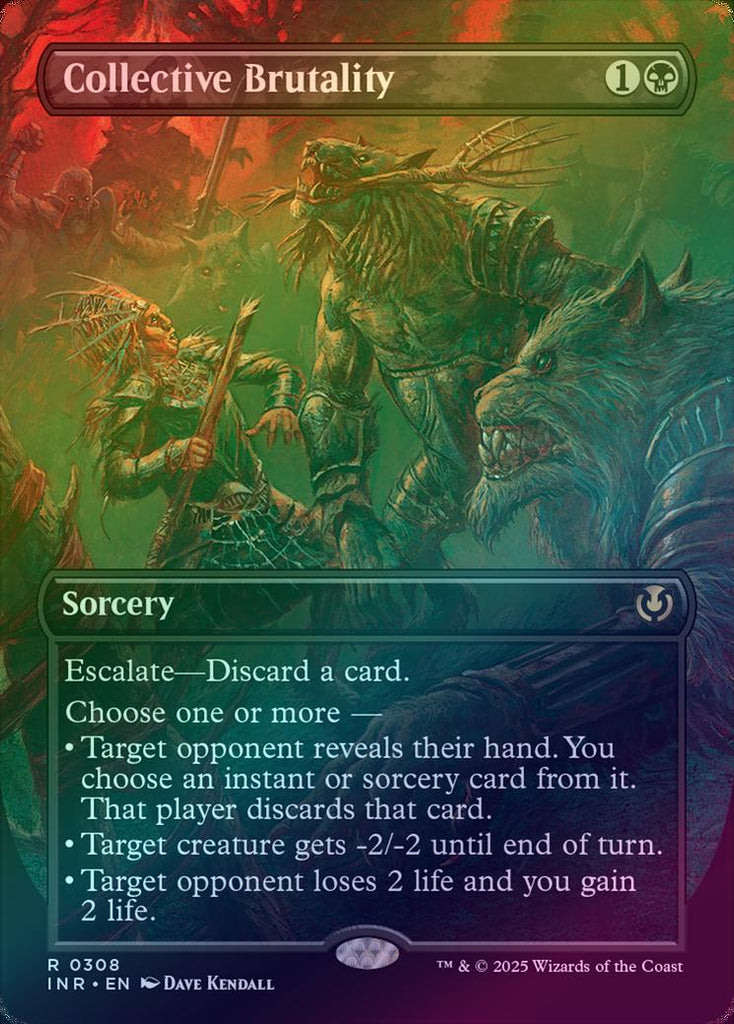 401 Games Canada - Collective Brutality - Borderless (Foil) (INR)