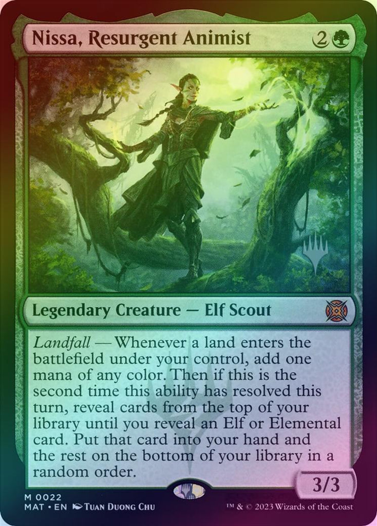 401 Games Canada - Nissa, Resurgent Animist - Promo Pack (Foil) (PMAT)