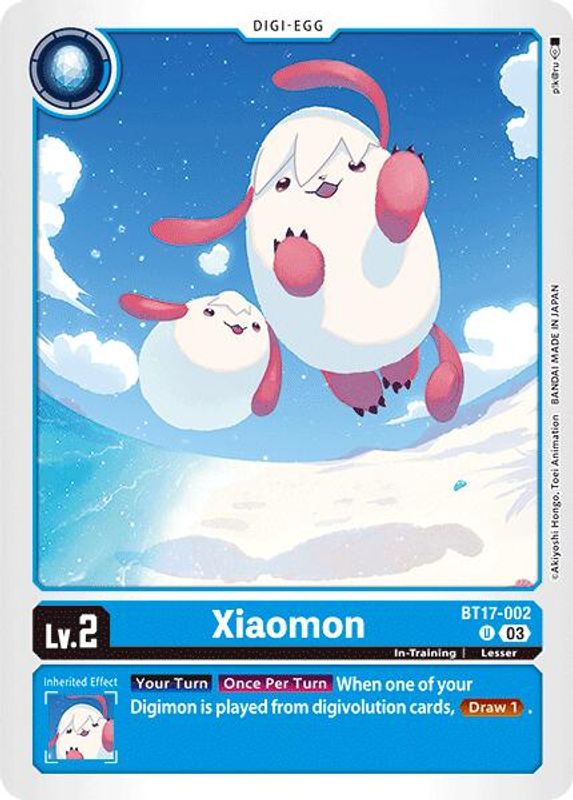 401 Games Canada - Xiaomon - BT17-002 - Uncommon