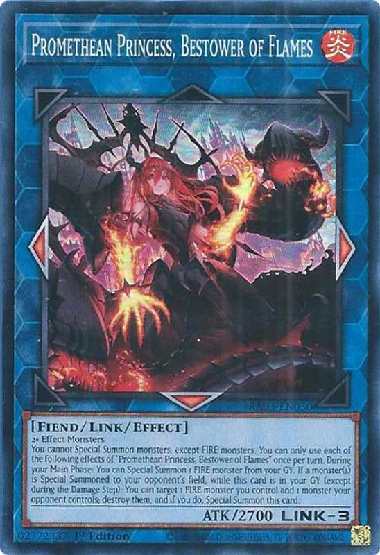 401 Games Canada - Promethean Princess, Bestower of Flames - RA03-EN050 ...