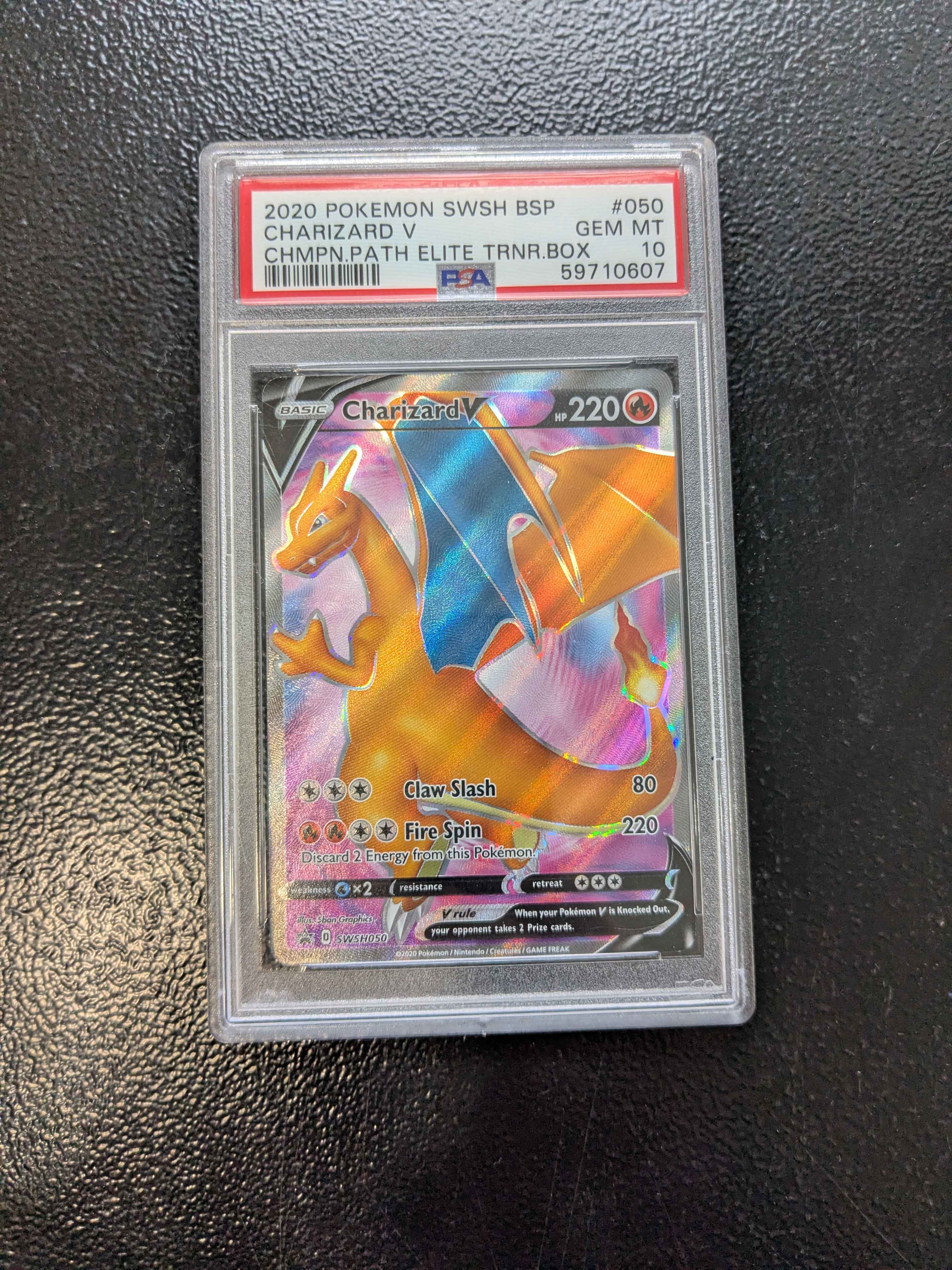 401 Games Canada - Charizard V - Champion's Path ETB - Promo - PSA GEM ...