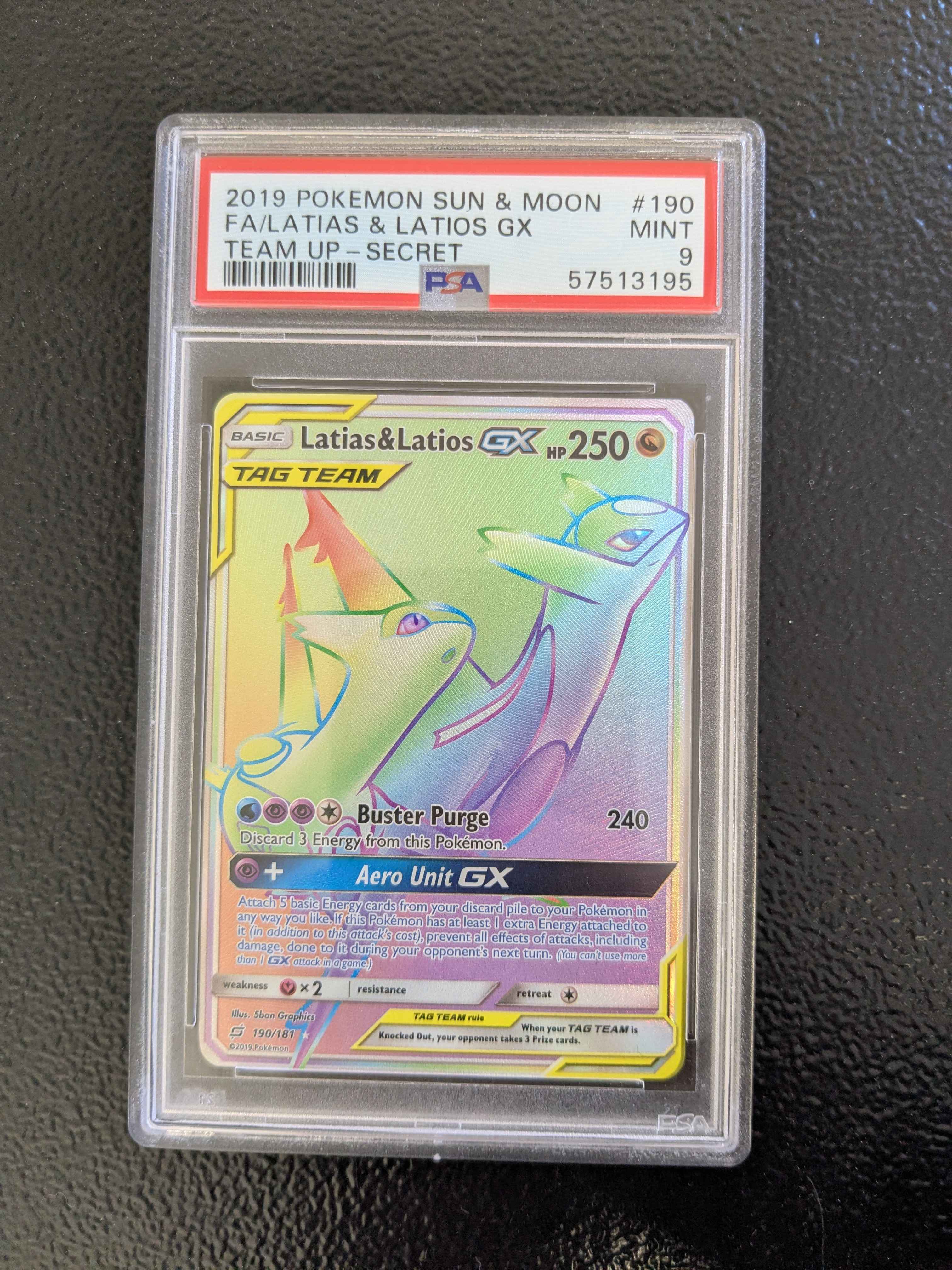 401 Games Canada - Latias & Latios GX - Team Up - Secret - PSA 9 MINT