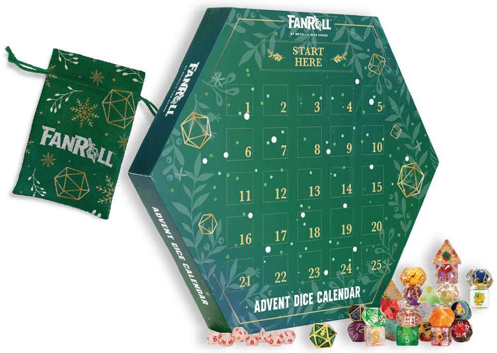 401 Games Canada - FanRoll - Holiday Dice Advent Calendar