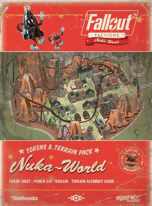 401 Games Canada - Fallout: Factions - Tokens and Terrain Pack 1