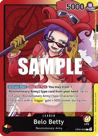 401 Games Canada - Belo Betty (002) - OP05-002 - Leader